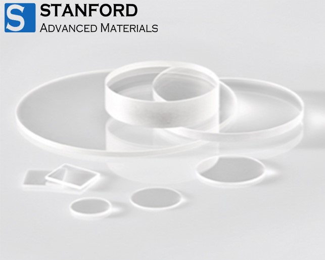 Optisches Fenster aus Kunststoff