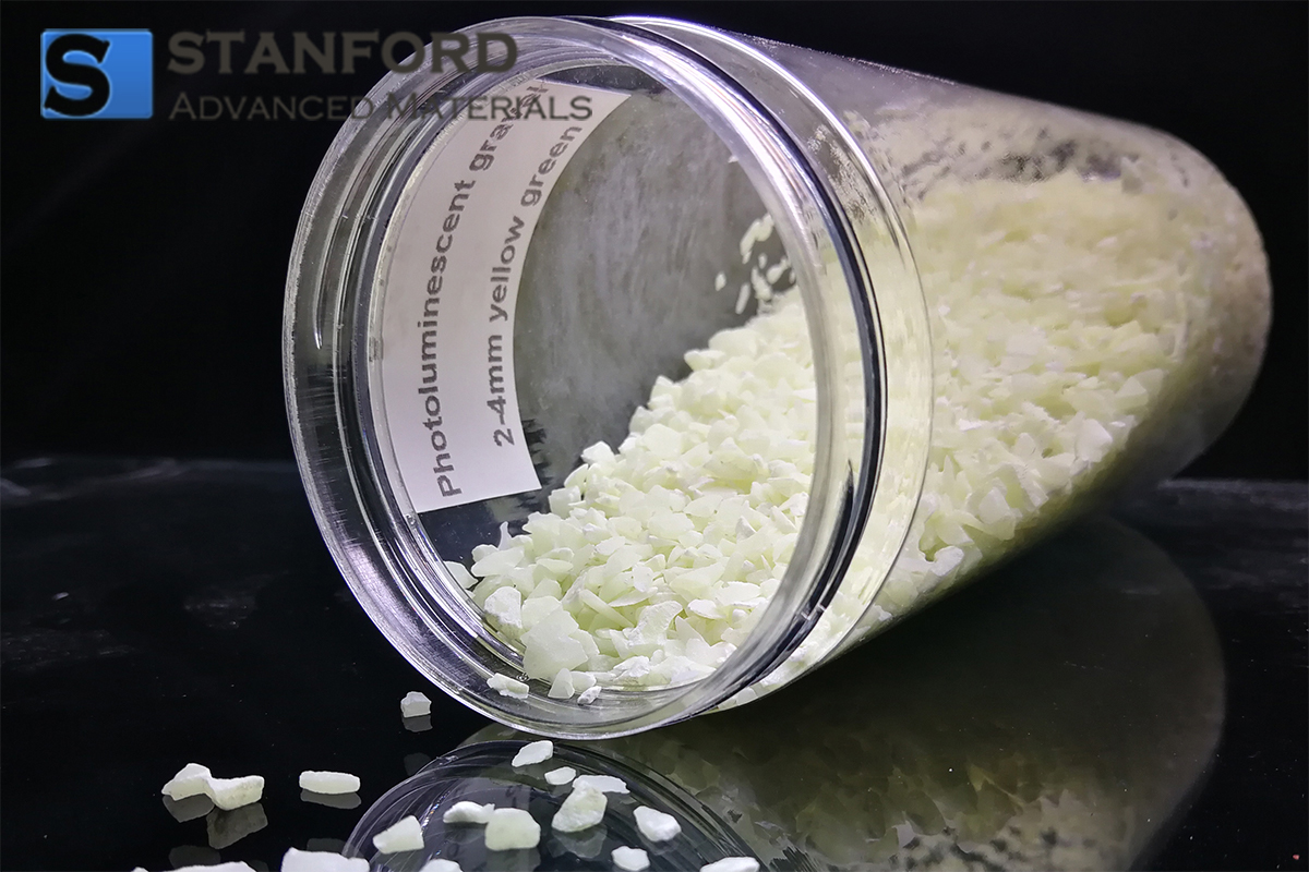 Yellow-green Photoluminescent Quartz (RGQ-YG) for Sale | Stanford ...